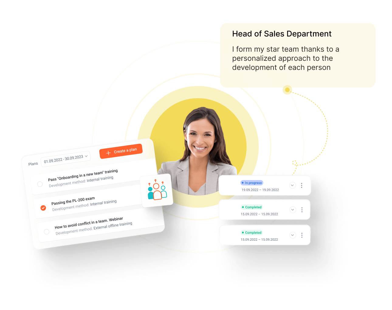 Individual employee development plans in SMART HCM & LMS