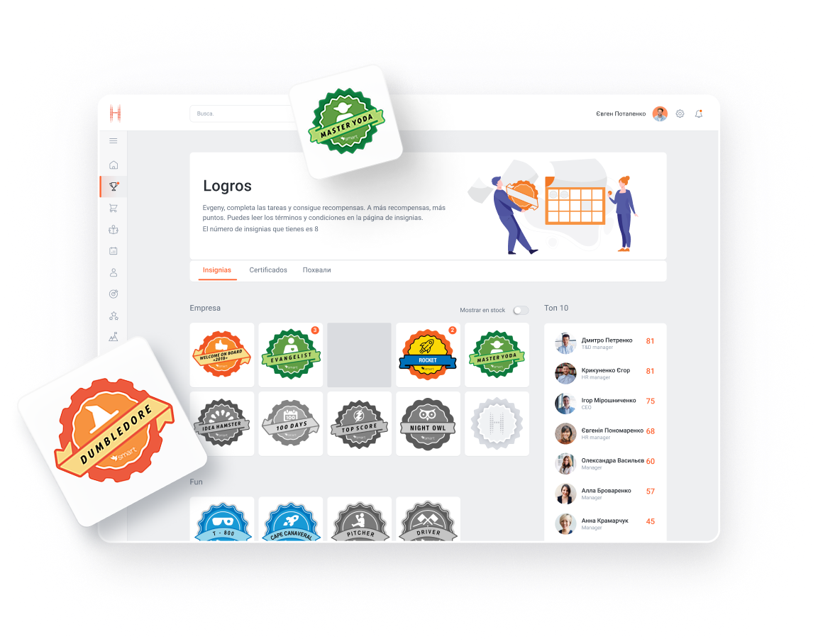 Sistema de gestión del capital humano SMART HCM & LMS